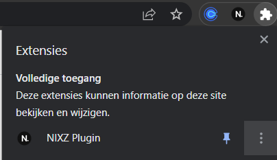 Over de NIXZ Plugin – NIXZ Support