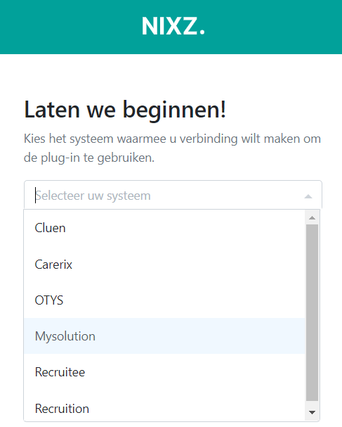 Hoe installeer ik de NIXZ Plugin en verbind met Mysolution? – NIXZ Support